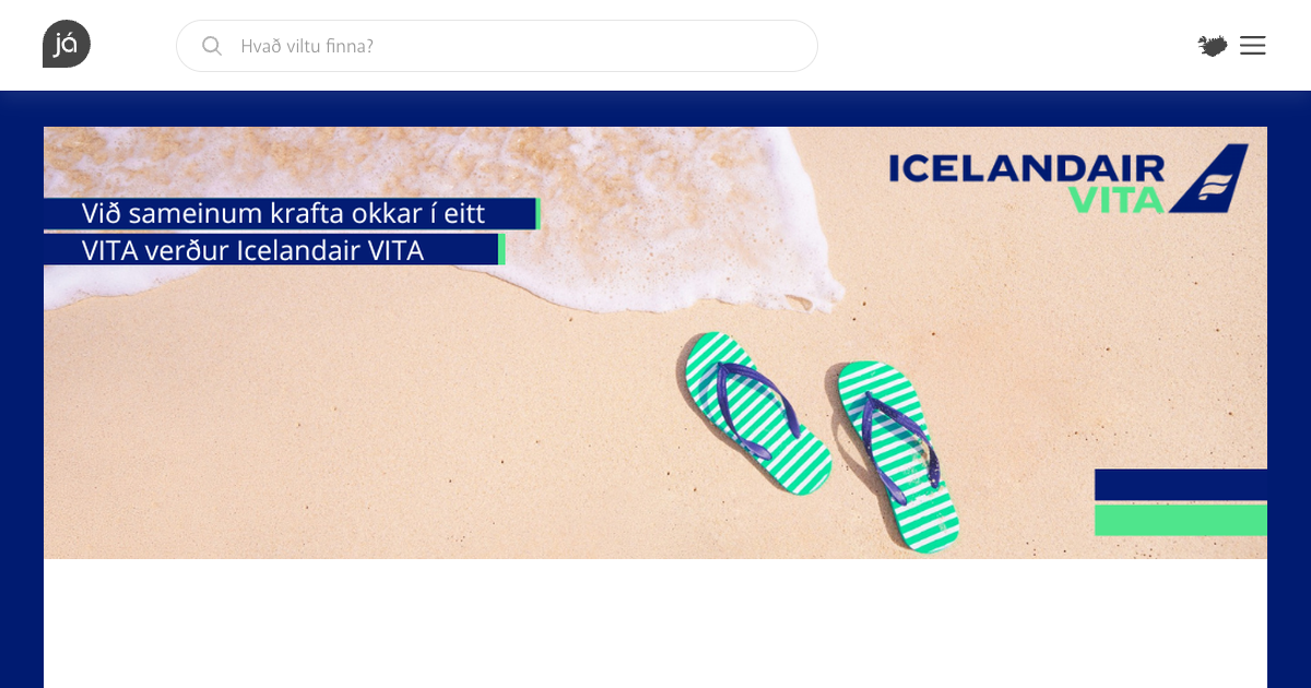 Icelandair VITA - Já.is
