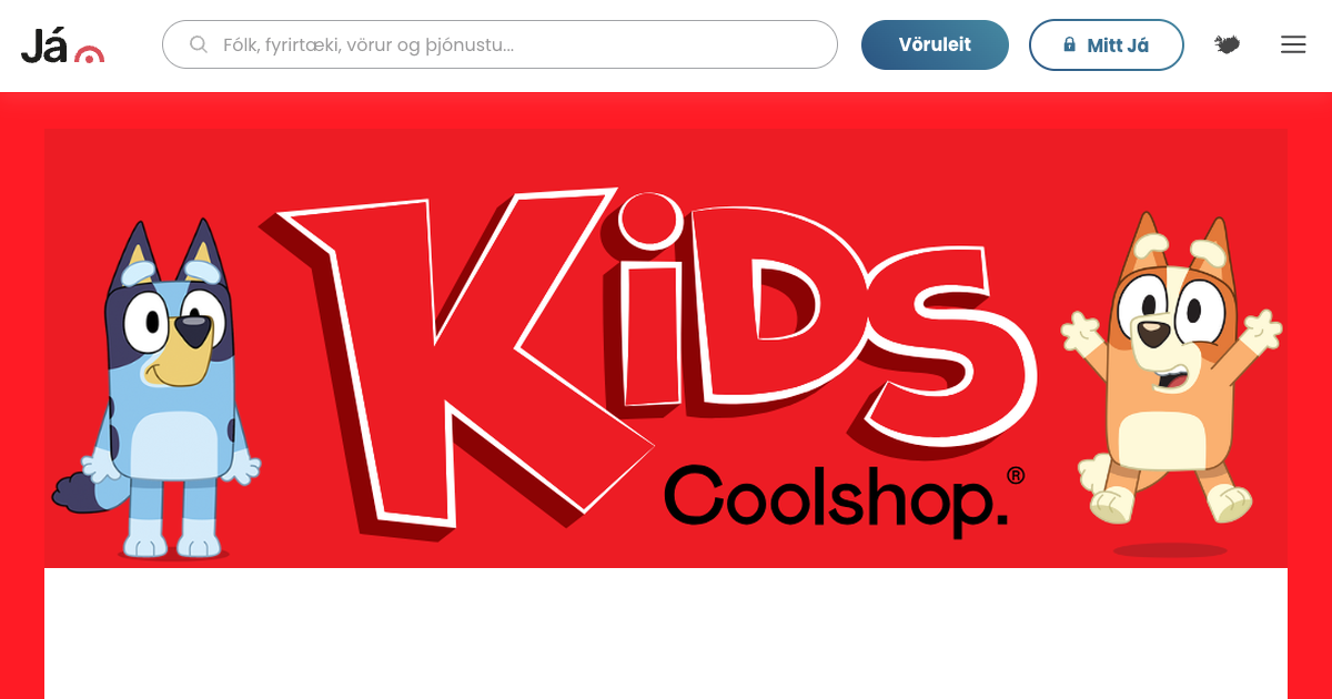 KiDS Coolshop - Já.is