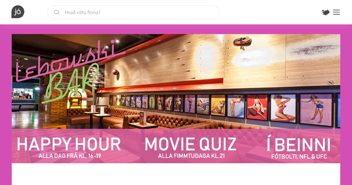 Lebowski bar - Já.is