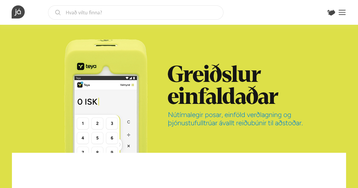 Teya Iceland hf - Já.is