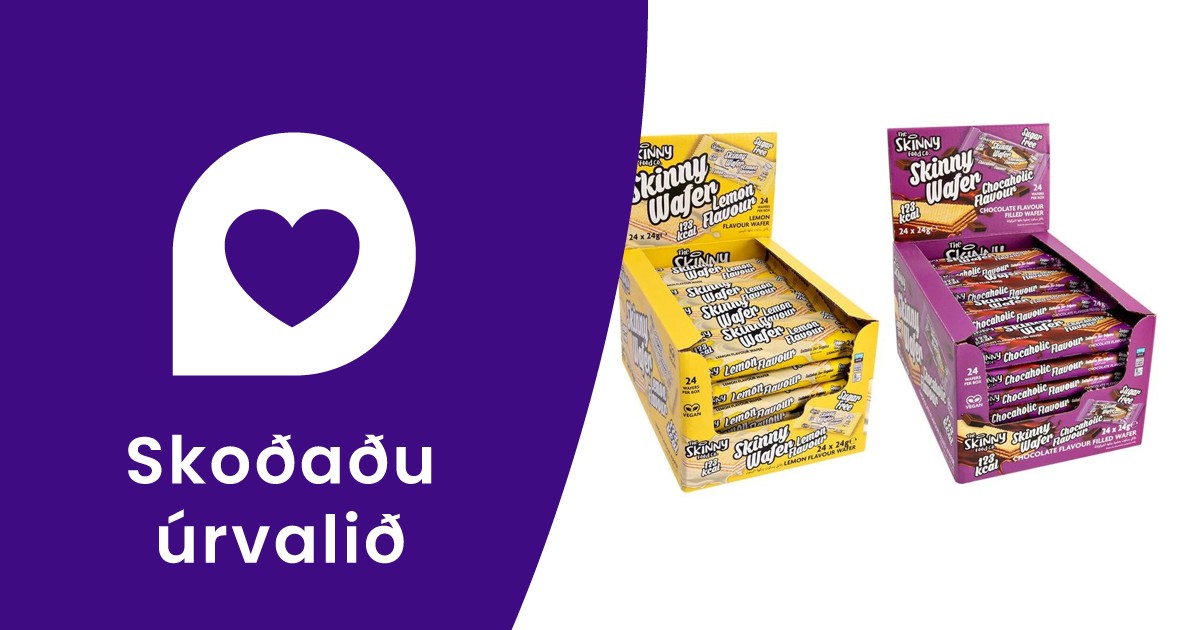 Skinny Wafer Bundle Lemon - Chocaholic stk - Vöruleit Já.is