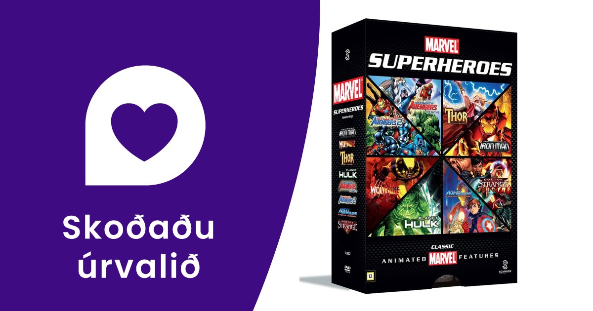 Marvel Animated Collection - 8 DVD Box Set - Vöruleit Já.is