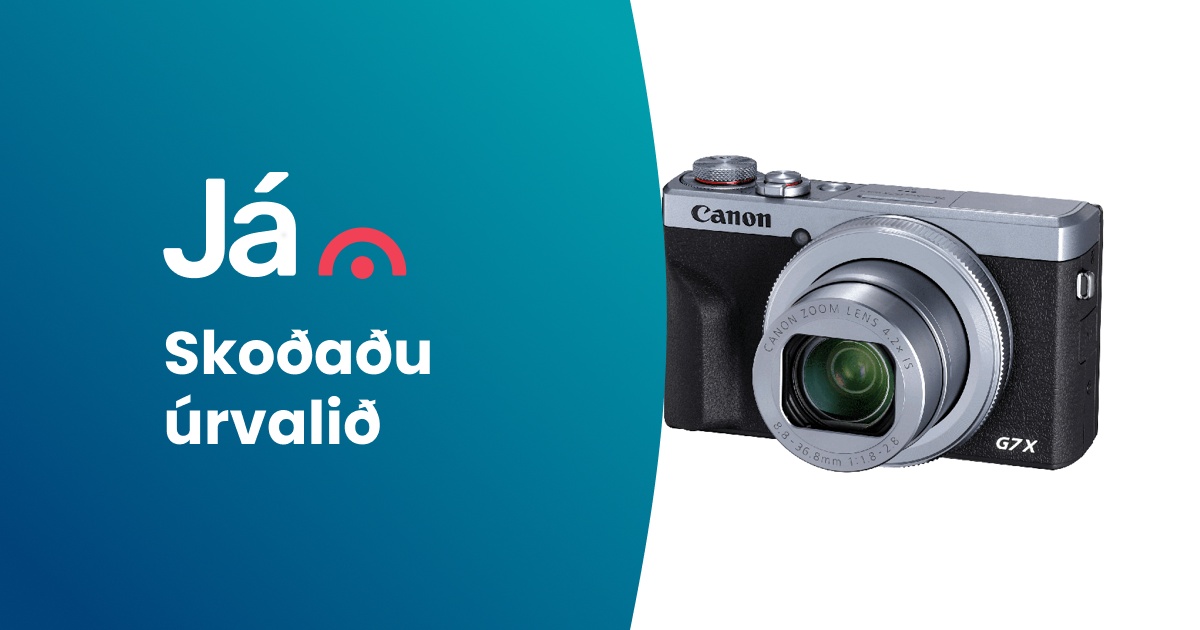 Canon Powershot G7 X Mark III - Silfur - Vöruleit Já.is