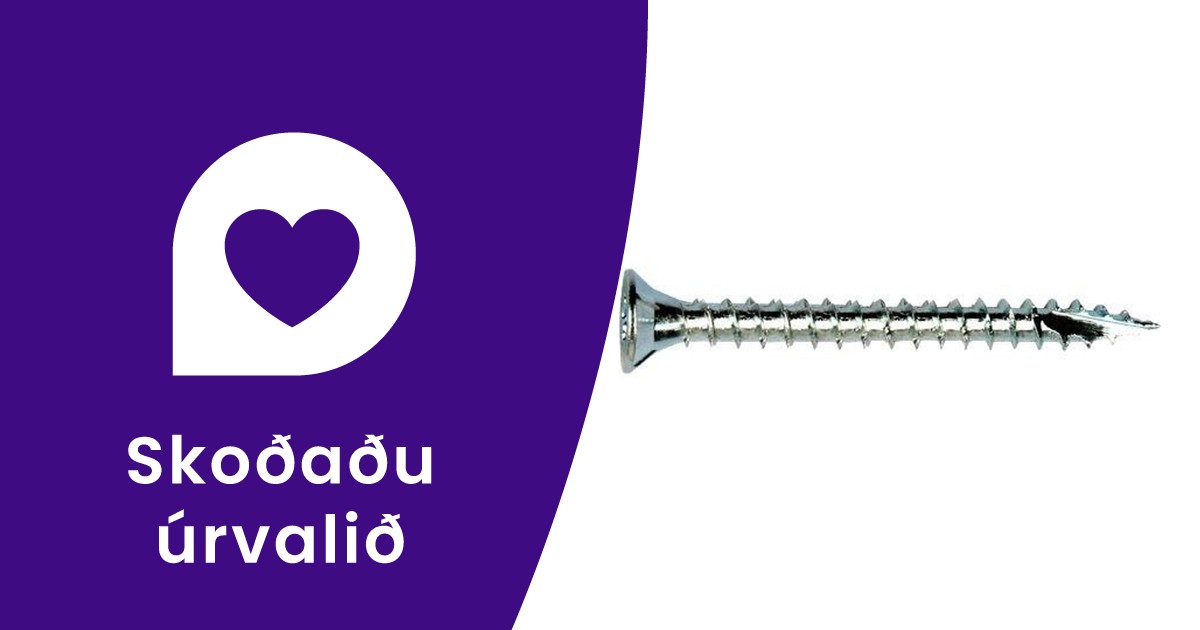 Skrúfa PFS+ CSK T30 6,0x50 UZ RG 20stk - Vöruleit Já.is