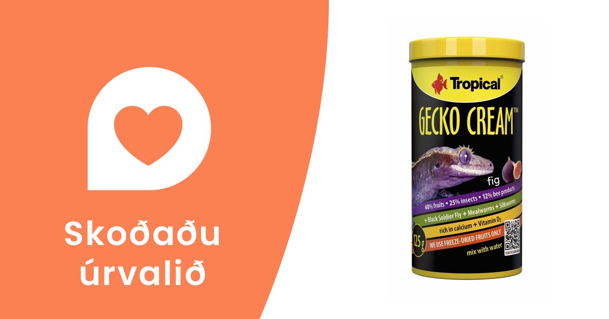 TROPICAL - Gecko Cream Fig 100Ml - (260.4020) - Vöruleit Já.is