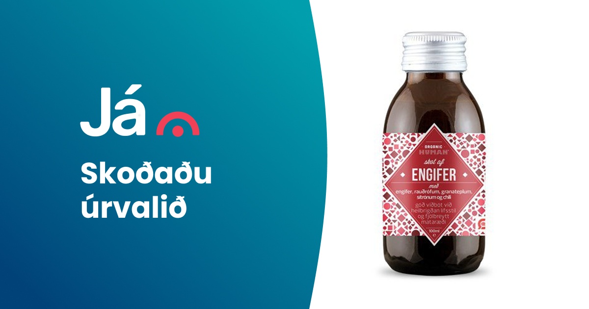Organic Human Engifer skot 100ml - Vöruleit Já.is