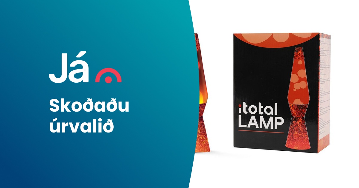 iTotal - Lava Lamp VOLCANO - 36 cm (XL1781) - Vöruleit Já.is