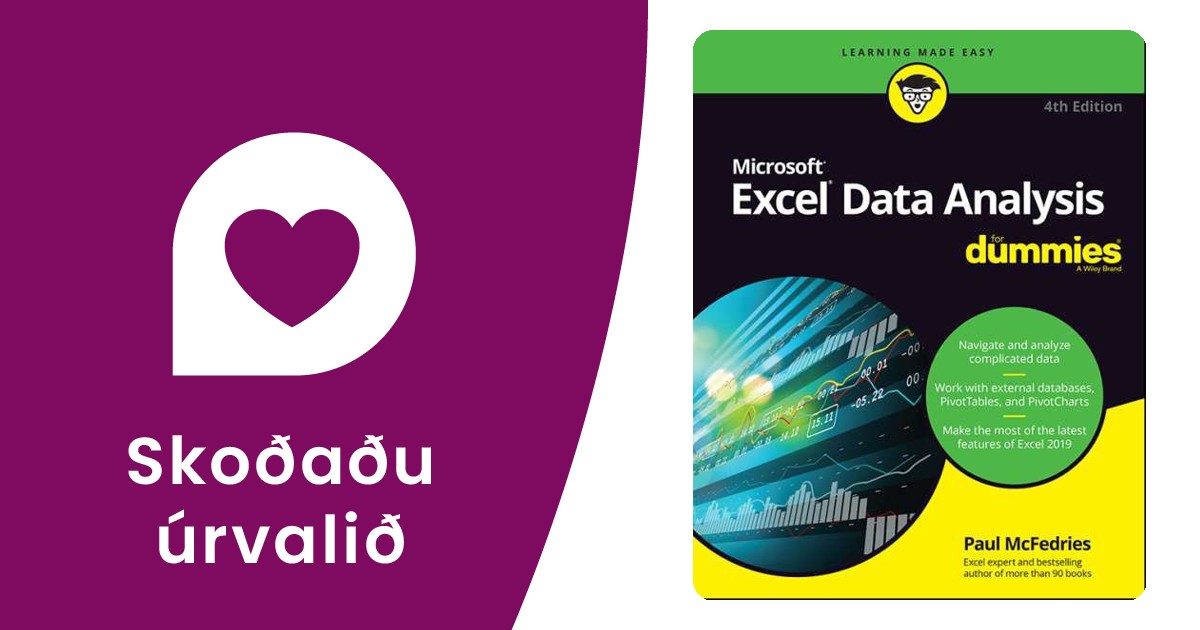 Excel Data Analysis For Dummies Vöruleit Jáis