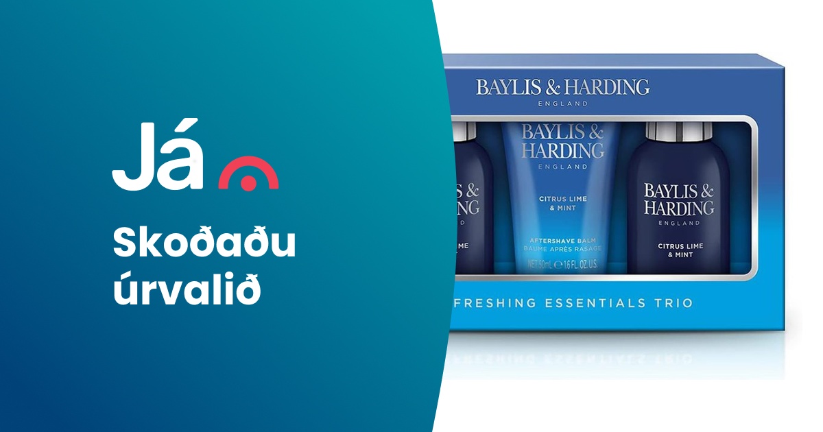 Baylis & Harding Refreshing Essentials Þrennu Gjafasett fyrir Herra ...