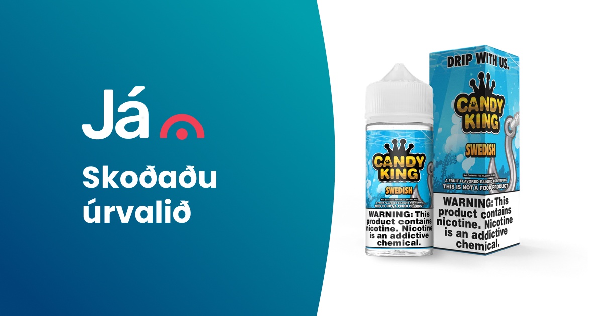 Candy King & Cookie King 100ML - Vöruleit Já.is