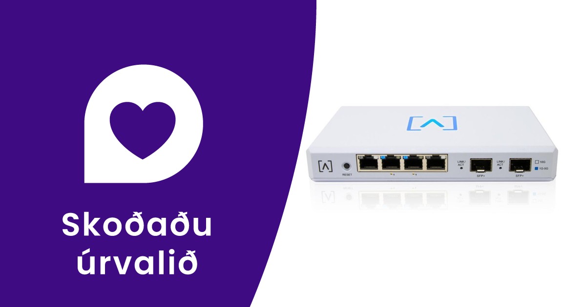 Alta Labs Route10 4x 2.5GbE router með 2 PoE+ og 2x SFP+ port ...