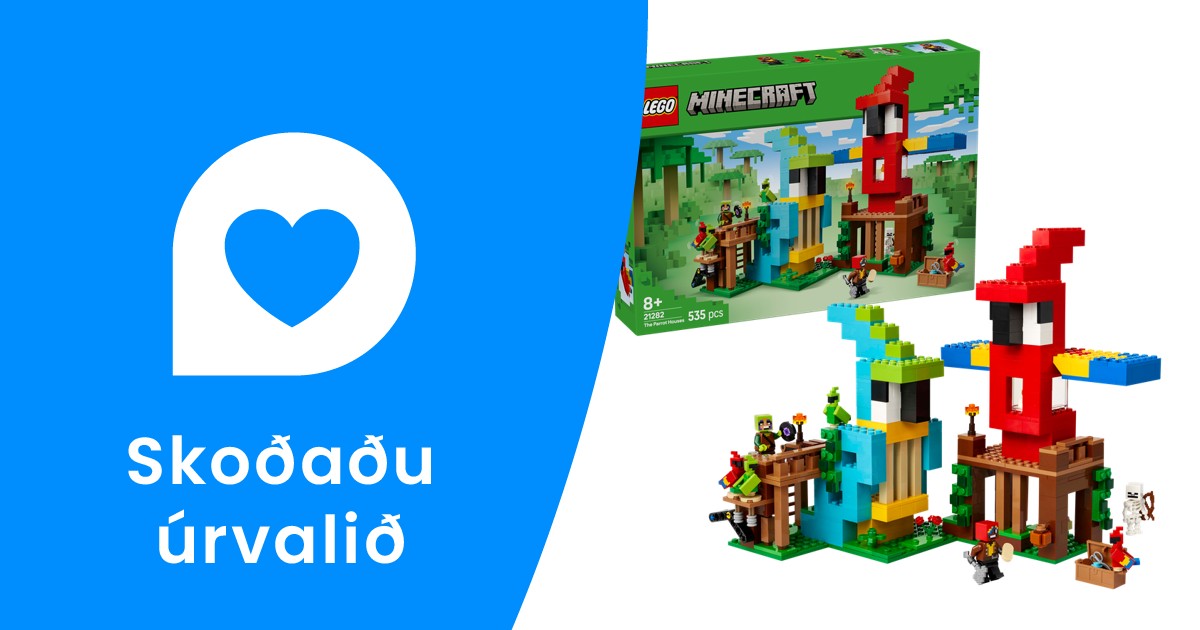 LEGO - Minecraft - The Parrot Houses (21282) - Vöruleit Já.is