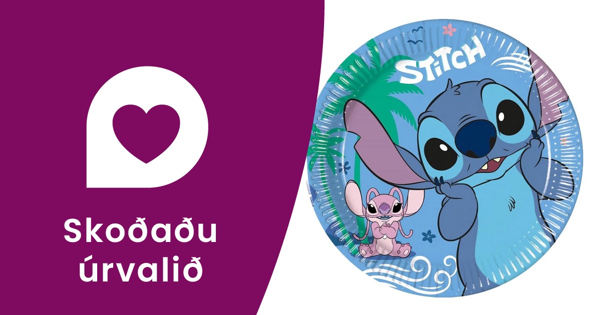 Pappadiskar Lilo and Stitch - Vöruleit Já.is