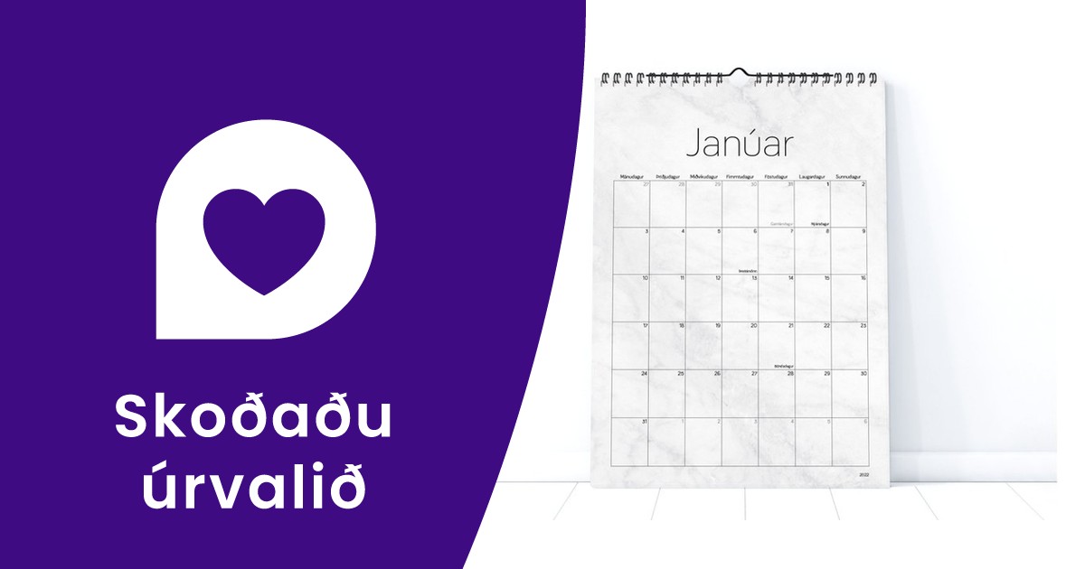 Dagatal 2026 - marmara - Vöruleit Já.is