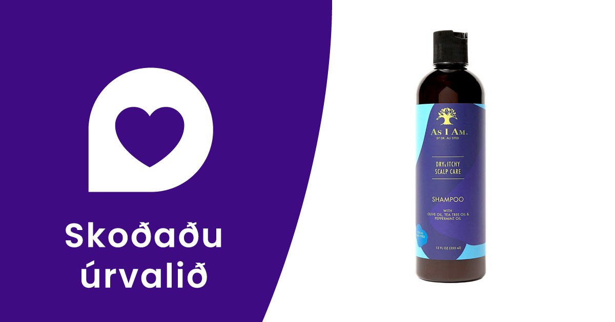 As I Am Dry&Itchy Scalp Care Dandruff Shampoo 355ml - Vöruleit Já.is