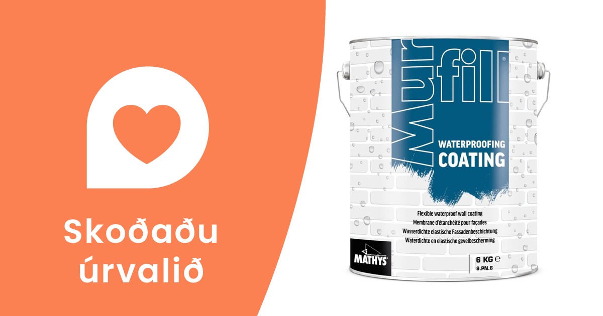 Rust-Oleum Mathys Murfill 6 kg hvítt - Vöruleit Já.is