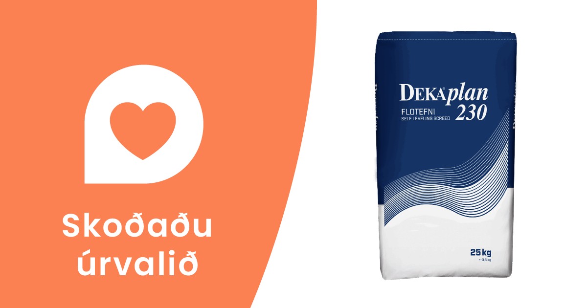 Deka plan 230 hraðharðnandi flotefni - 25kg - Vöruleit Já.is