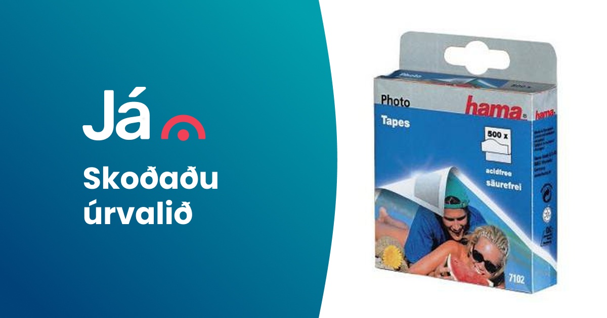 Límmiðar til að líma myndir í albúm - Vöruleit Já.is