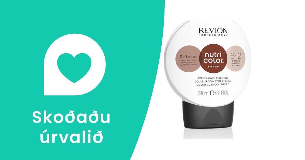 Revlon - Nutri Color Filters Toning 240 ml - 642 Chestnut - Vöruleit Já.is