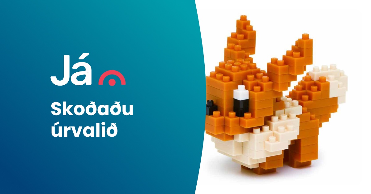 Kubbar NANOBLOCK POKEMON Eevee - Vöruleit Já.is