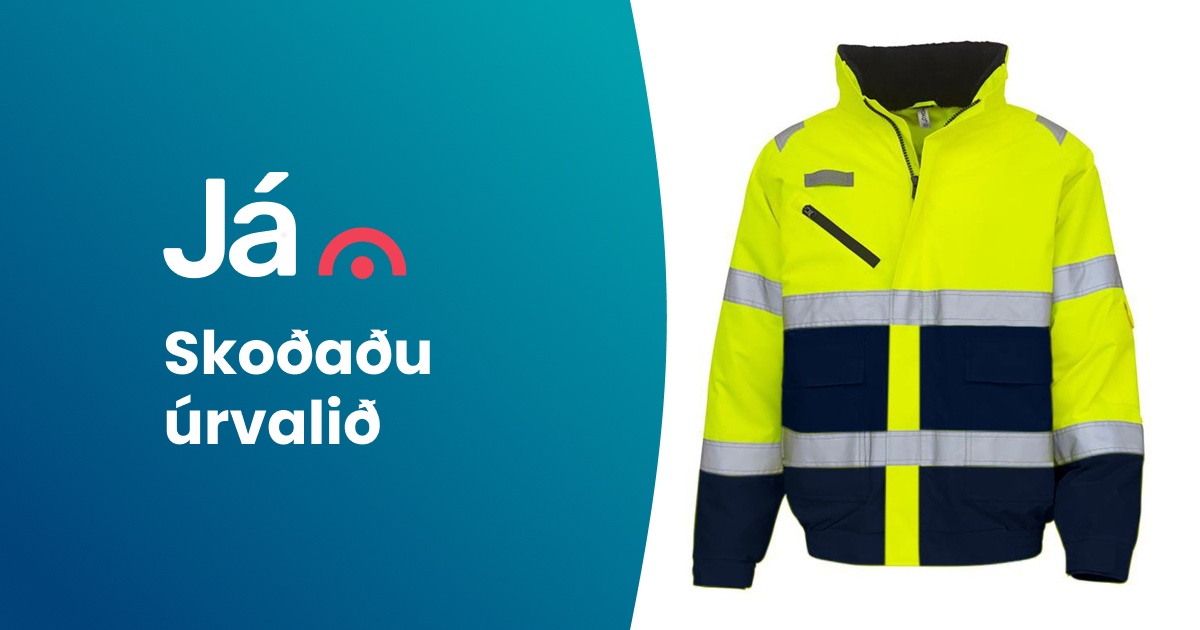 Jakkar - Hi-vis Fontaine Flight Jacket (HVP209) - Vöruleit Já.is