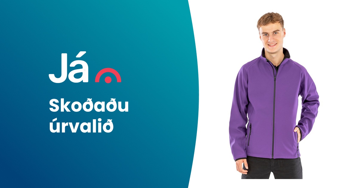 Jakkar - Core Printable Softshell Jacket - Vöruleit Já.is