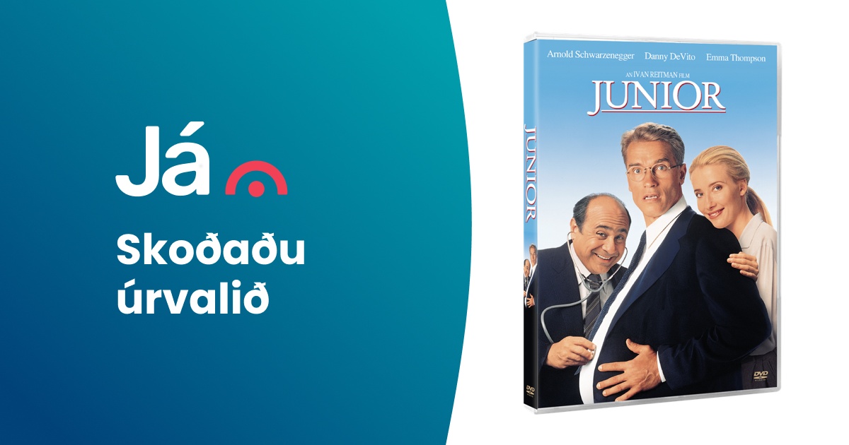 Junior (1994) (Arnold Schwartzenegger and Danny DeVito) Comedy - Vöruleit Já.is